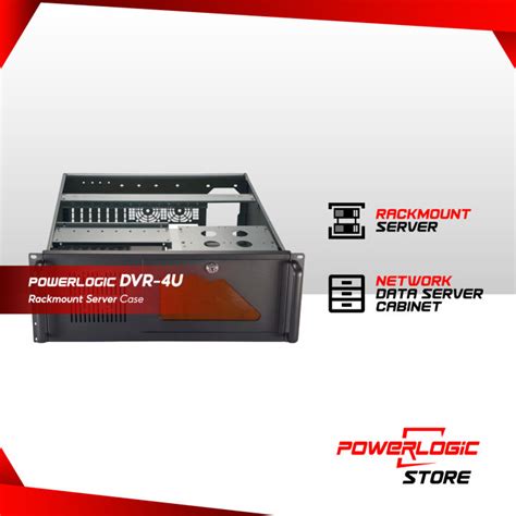 Powerlogic Dvr 4u Rackmount Server Case Chassis Casing Network Data