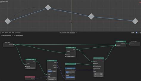 Using Tangents from a Resampled Curve for Instance Alignment - Modeling - Blender Artists Community