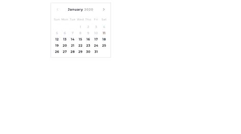 JavaScript Datepicker Design Code Examples OnAirCode