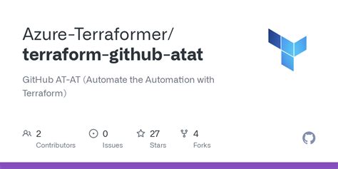 GitHub Azure Terraformer Terraform Github Atat GitHub AT AT Automate The Automation With
