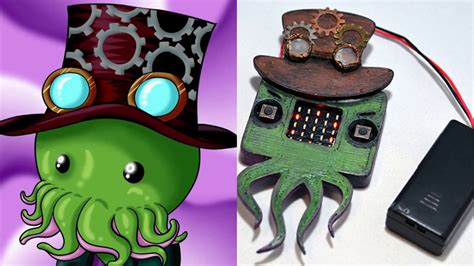Cthulhubit Badge Badgelife Adafruit Industries Makers Hackers