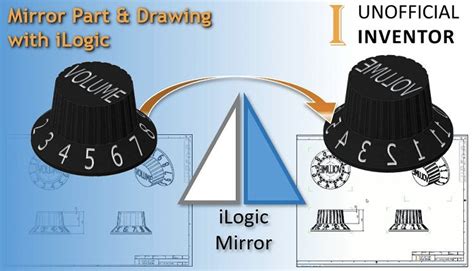 mirror part and drawing with ilogic r inventorapi