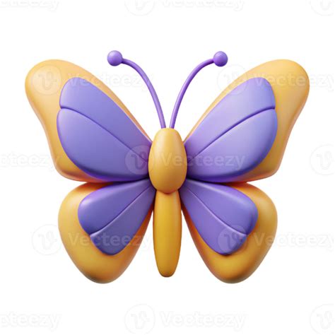Fascinating Inspired Stylized Symmetrical Butterfly With Crisp Edges