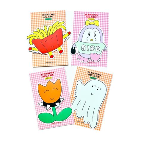 [다운타운믹스주쓰] 광기 빅스티커 4종 Paperuler