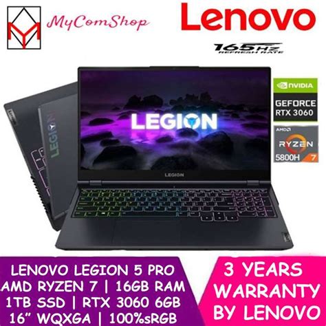 Jual Lenovo Legion Pro Ryzen H Gb Ram Tb Ssd Rtx Gb Di Seller Mycomshop