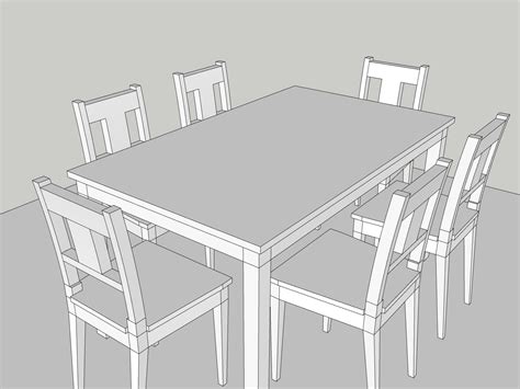 2 Seater Round Table With Chair Modelsblock