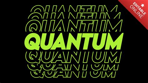 Quantum Modern Stroke Text Effect Generator