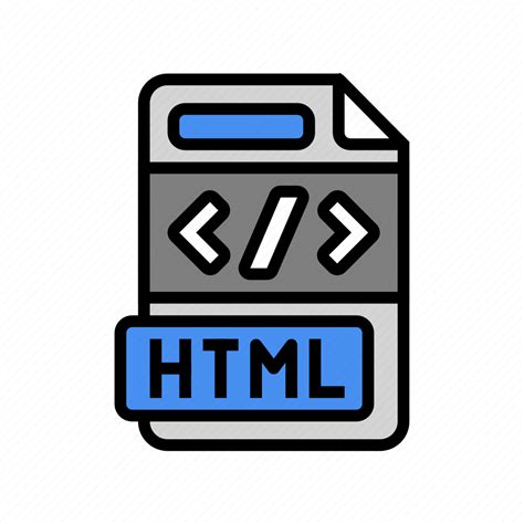 Html File Format Document Presentation Web Icon Download On