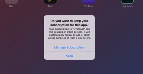 iOS 13 แจงเตอนผใชหากลบแอปทมการสมครรบอย Subscription