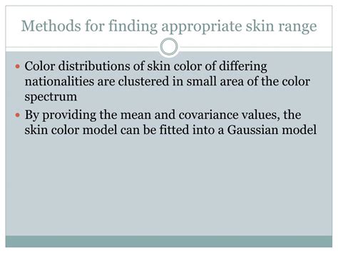 Ppt Detection Of Humans In Images Using Skin Tone Analysis And Face Detection Powerpoint