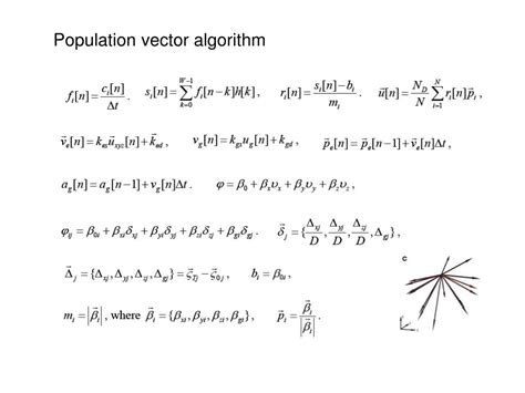 Ppt Population Vector Algorithm Powerpoint Presentation Free