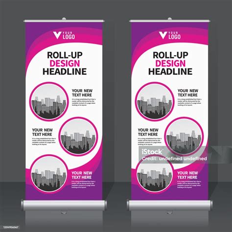 배너 디자인 템플릿 추상적 인 배경 디자인을 끌어 당기기 X 배너 사각형 크기를 롤업합니다 개념에 대한 스톡 벡터 아트 및 기타