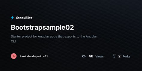 Bootstrapsample02 StackBlitz