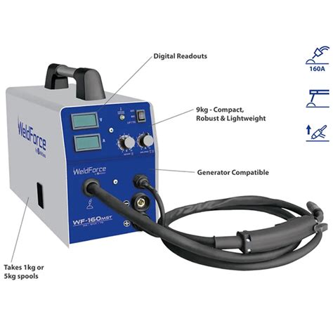 Weldclass Weldforce Wf 160mst Mig Stick Tig Welder Mooroopna Hardware