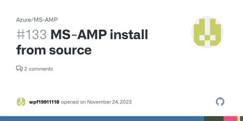 ms amp install from source · issue 133 · azure ms amp · github