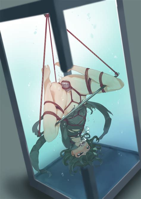 Rule 34 1girls Absurdres Arms Behind Back Asphyxiation Bdsm Blush