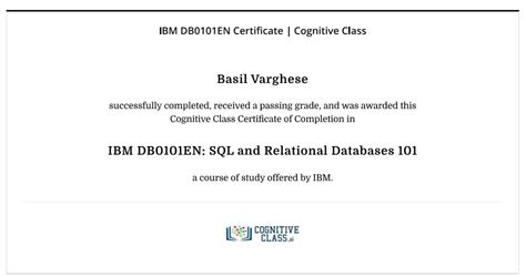 Basil Varghese On Linkedin Sql Databaseskills Ibmtraining