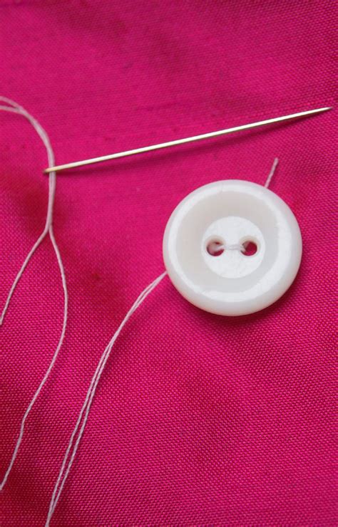 Crafty Alex DIY How To Sew A Button