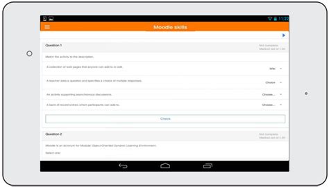 Moodle Mobile Features Moodledocs