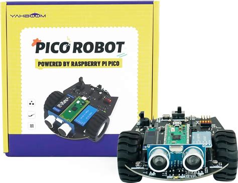 Yahboom Raspberry Pi Pico Smart Robot Car Starter Programming Robot Kit