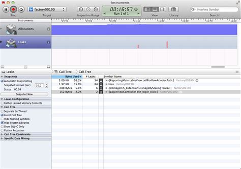 ola的家 iOS分享 如何使用Xcode內建工具找到記憶體洩漏 Memory Leak