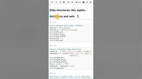 Python Data Types And Data Structures In 60 Seconds A Beginners Quick