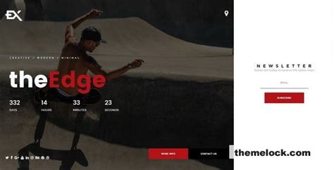 The Edge V16 Premium Under Construction Template