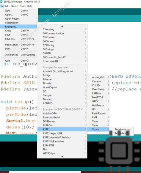 Esp32 Capacitive Touch Sensor Pins With Arduino Ide