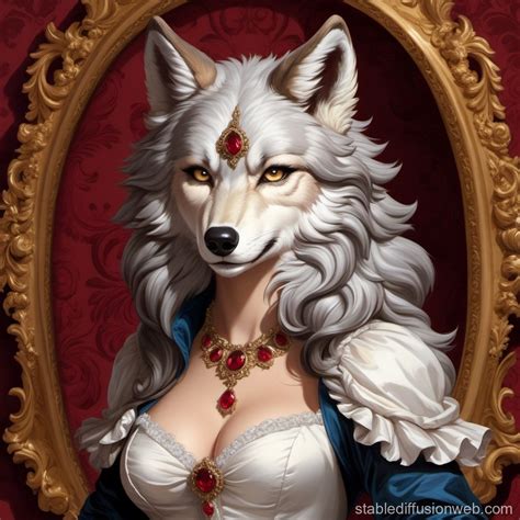 Female Anthro Wolf Stable Diffusion Online