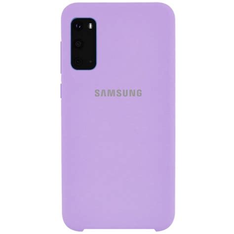 Чехол Epik Silicone case для Samsung Galaxy S20 Сиреневый / Dasheen ...
