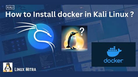 Install Docker In Kali Linux Youtube