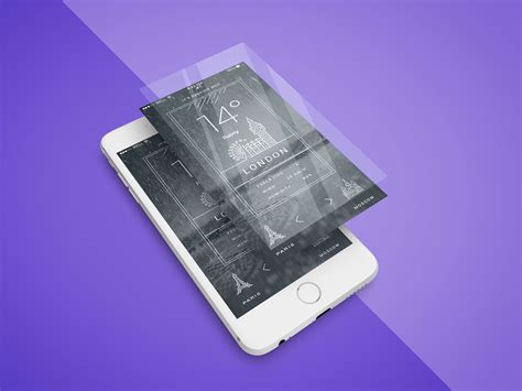 Weather Application Ui Concept 1 Behance