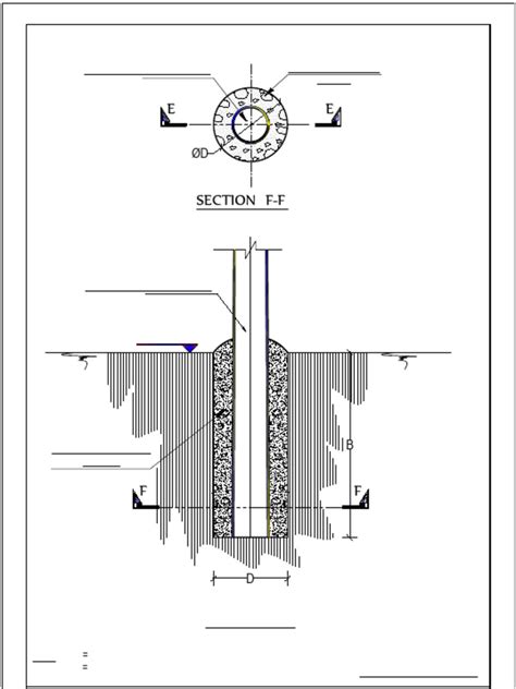 Standard Compacted Excavated Soil Backfill Foundation Plan Of Concrete