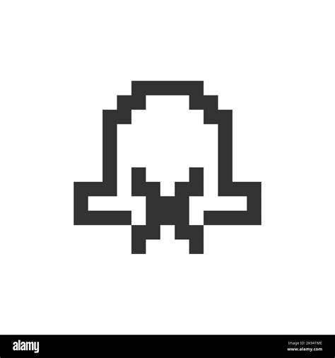 silent notifications pixelated ui icon stock vector image and art alamy
