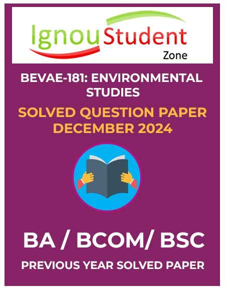 Bevae 181 Solved Question Paper December 2024 Ignou Pdf