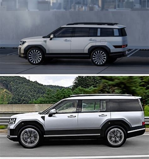 유출일까 마케팅일까…예상도와 너무 똑같은 신형 싼타페 한국경제