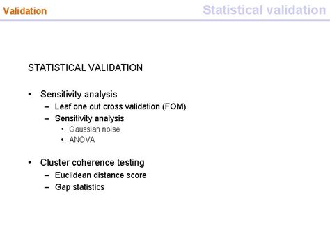 Cluster Validation Integration Ices Bioinformatics Overview Introduction Microarray