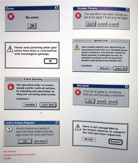 types of computer errors