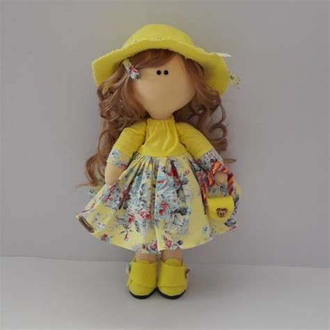 خرید و قیمت دختر لیمویی از غرفه عروسک دستی Rmdoll6