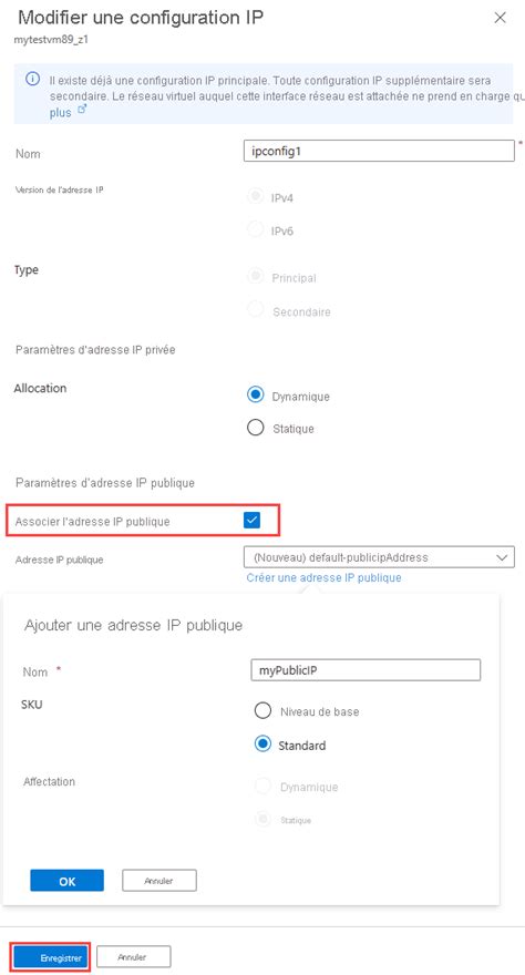 Associer Une Adresse Ip Publique à Une Machine Virtuelle Microsoft Learn