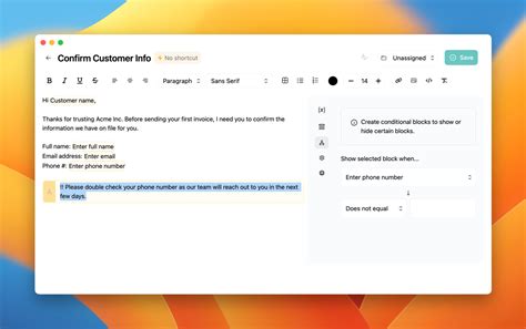 how to conditionally hide or display blocks in my