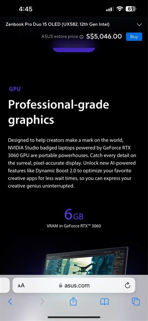 Asus Zenbook Pro Duo Ux Computers Tech Laptops Notebooks On Carousell