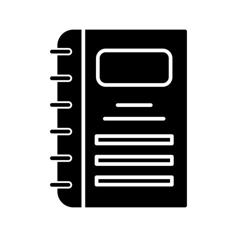 Notebook Vector Icon 14735469 Vector Art At Vecteezy