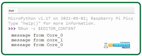 Raspberry Pi Pico Dual Core Programming With MicroPython The Engineering Projects