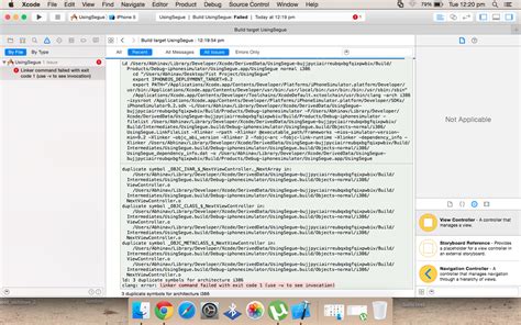 Ios Xcode 7 Linker Command Failed With Exit Code 1 Use V To See