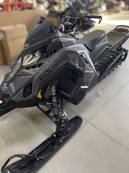 2025 Polaris® Boost Pro Rmk 155 Shadow Gray Gloss Black Hi Line Motorsports