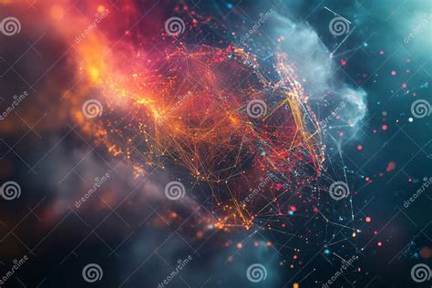 dynamic machine learning in the cloud stock illustration illustration
