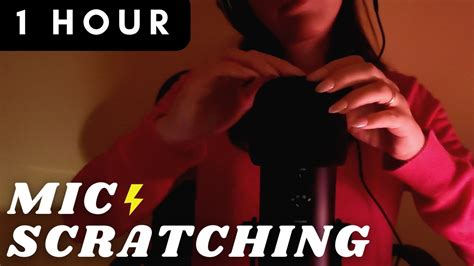 ASMR - [ 1 HOUR ] FAST and AGGRESSIVE SCRATCHING MASSAGE | FOAM Mic Cover | INTENSE Sounds | NO ...