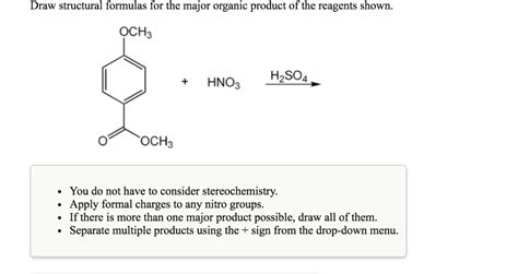Solved Draw structural formulas for the major organic | Chegg.com