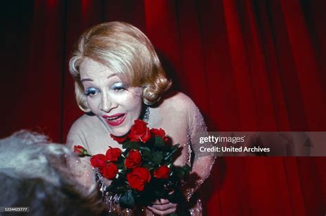 German American Actress And Singer Marlene Dietrich At Her Last News